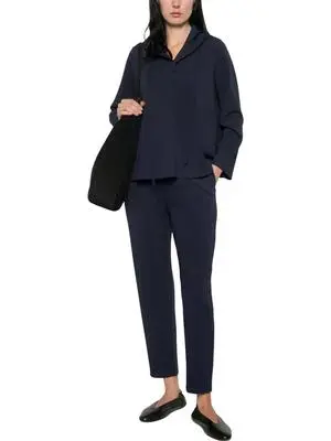 PSOPHIA Drawstring Tapered Trousers - Blue