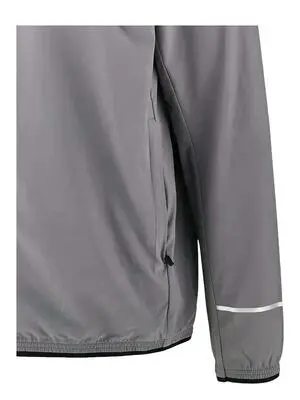 EA7 Ventus 7 Logo-print Zip-up Jacket - Grey