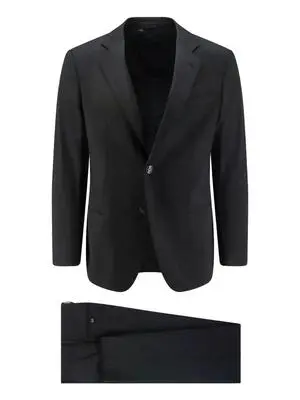 Giorgio Armani Single-breasted Suit - Black