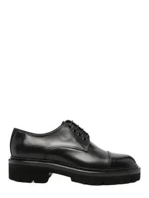 Corneliani Cap Toe Lace-up Shoes - Black