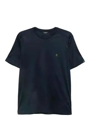 Stefano Ricci Logo-plaque T-shirt - Blue