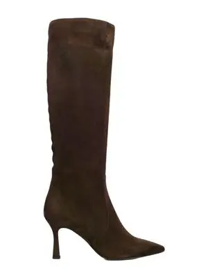 THE SELLER Pointed-toe Knee-high Boots - Brown
