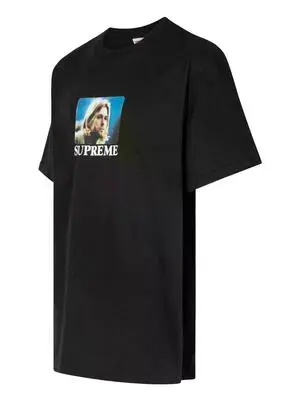 Supreme Kurt Cobain Graphic Print T-shirt - Black