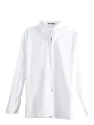 Issey Miyake Monsieur Bolo-tie Shirt - White