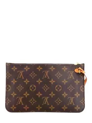 LOUIS VUITTON Monogram Canvas Pouch - Brown