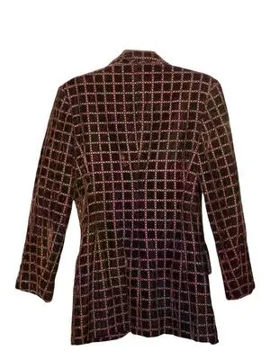 DIOR 1992-1993 Check-Pattern Blazer