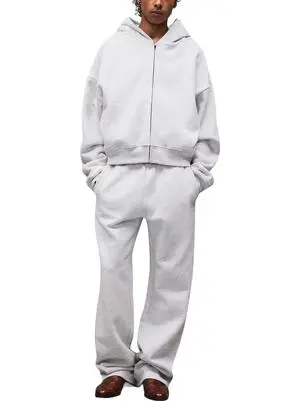 ENTIRE STUDIOS Zip-up Dropped-shoulder Hoodie - Grey