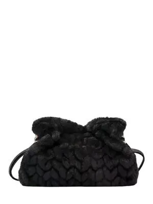 Liu Jo Faux Fur Small Bag - Black