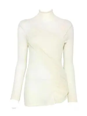 ISSEY MIYAKE Issey Miyake Hug Ruched Long-Sleeve Top