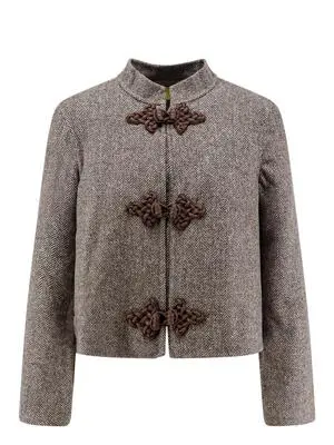 PHILIPPA 1970 Aria Wool Blend Jacket - Brown