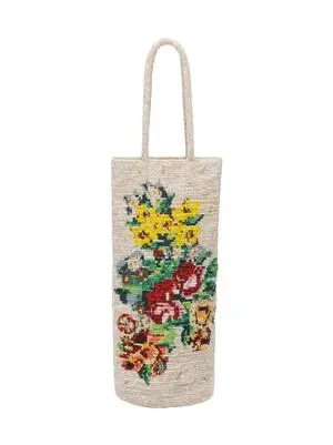 CORDERA Beaded Floral Motif Bag - Multicolor
