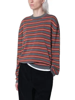CORDERA Oversized Striped Organic Cotton Sweater - Multicolor