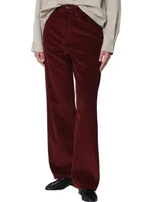 RÓHE Burgundy Corduroy Trousers - Red