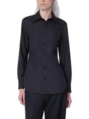 Gucci Silk Poplin Shirt - Blue