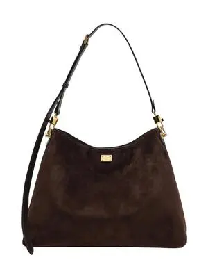 DOLCE & GABBANA Dolce & Gabbana Vittoria Large Suede Bag