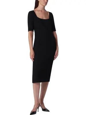 Dolce & Gabbana Double Wool Crêpe Dress - Black