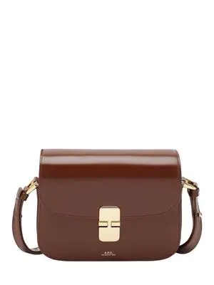 A.p.c. Small Grace Shoulder Bag - Brown