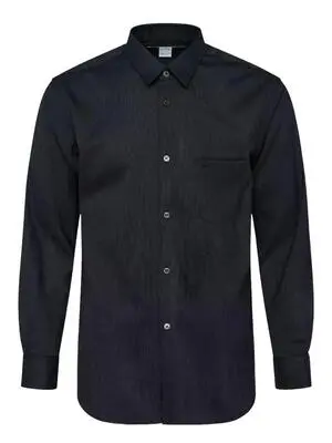 Comme Des Garçons Pinstripe-patterned Shirt - Black