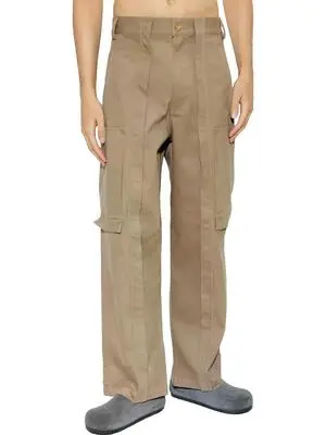 DARKPARK Adrian Paneled Cargo Trousers - Neutrals