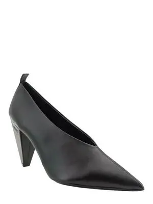 Loewe Origami Cubic Leather Pumps - Black