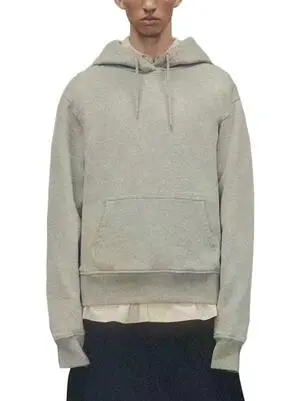 ENTIRE STUDIOS Drawstring Pouch-pocket Hoodie - Grey