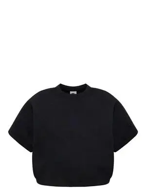 Nike Swoosh Embroidered T-shirt - Black