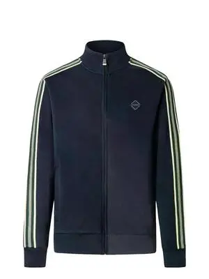 HACKETT LONDON Side-stripe Zip-up Sweatshirt - Blue