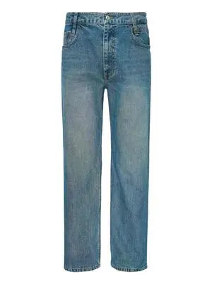 WOOYOUNGMI Faded Effect Straight-leg Jeans - Blue