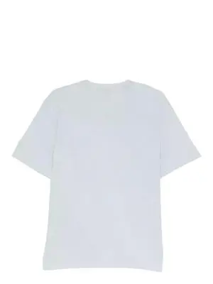 BOSS Logo-embroidered T-shirt - Blue