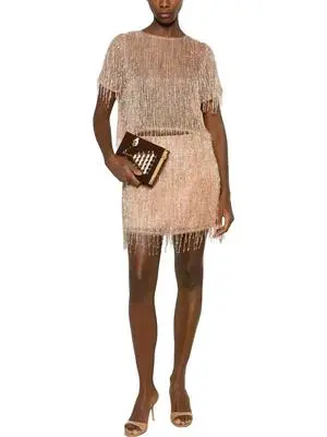 Aje Glisten Embellished Skirt - Neutrals