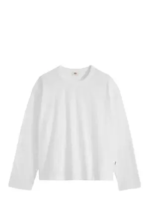 LEVI'S Long Sleeve Crew Neck T-shirt - White