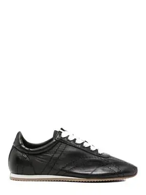 TOTEME Flex Nappa Sneakers - Black