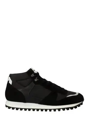 Novesta Panelled High-top Sneakers - Black