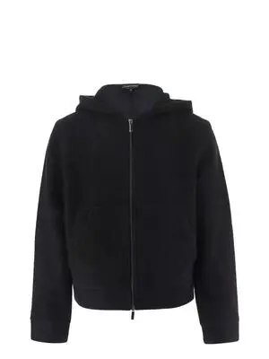 Emporio Armani Zip-up Hoodie - Black