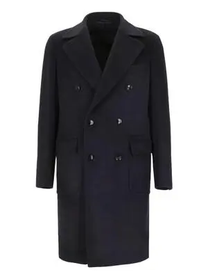 Al Duca D'aosta Double-breasted Coat - Blue