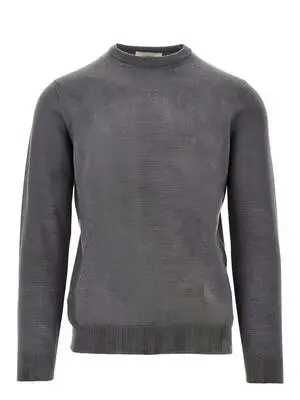 THE M.. Crew-neck Wool Knit - Grey