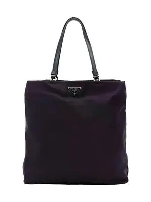 Prada Tessuto Tote Bag - Purple
