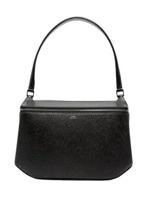 TOTEME Clip Palmellato-Patent Shoulder Bag Black