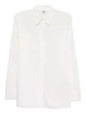 TOTEME Ecru Long Sleeve Shirt - Neutrals