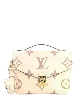 LOUIS VUITTON Pochette Métis Monogram Empreinte Crossbody Bag - Neutrals