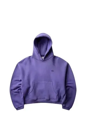ERL Script Logo-embroidered Hoodie - Purple