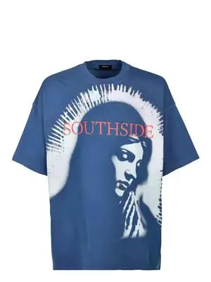 BREATH Maria Graphic-print T-shirt - Blue