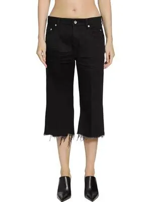 Rick Owens Bolan Cropped Jeans - Black