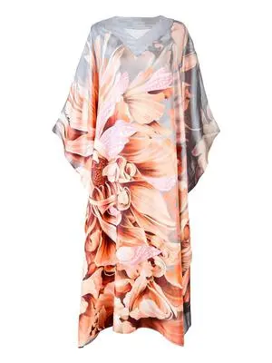 SILK&SOUL Kaftan Dress - Orange