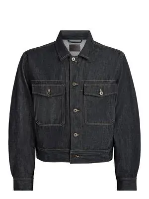 LEMAIRE Trucker Denim Jacket - Black