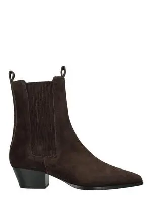 AeydĒ Suede Agata Ankle Boots - Brown