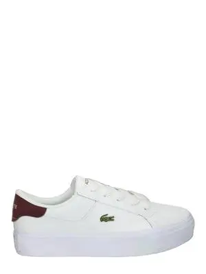Lacoste Lacoste Logo-Patch Platform Sneakers White