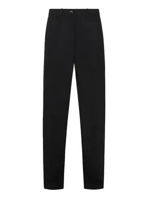 NINE:INTHE:MORNING Logo Patch Wool Trousers - Black