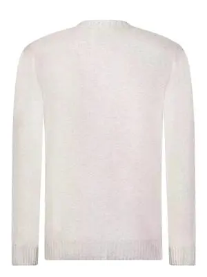 GRAN SASSO Crew Neck Fine Knit Sweater - Grey