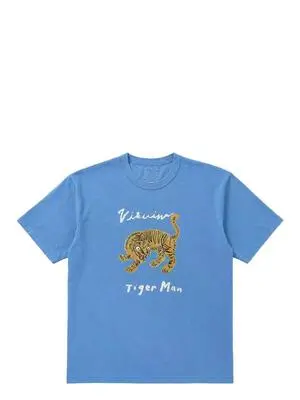 Visvim Tiger Graphic-print T-shirt - Blue